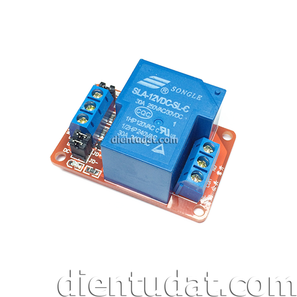 Module 1 Relay 30A - 12V Kích High/Low | Điện Tử DAT