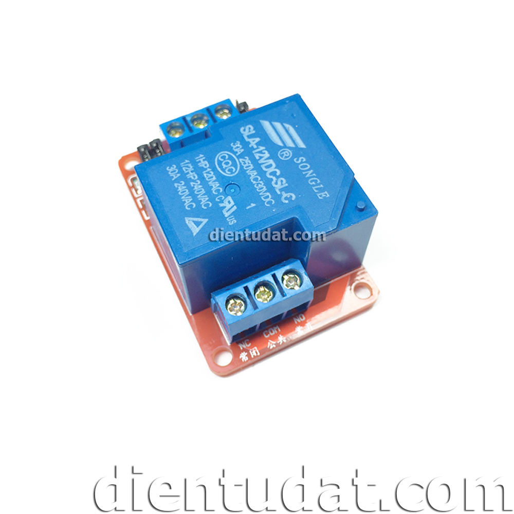 Module 1 Relay 30A - 12V Kích High/Low | Điện Tử DAT
