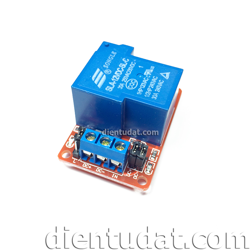 Module 1 Relay 30A - 12V Kích High/Low | Điện Tử DAT