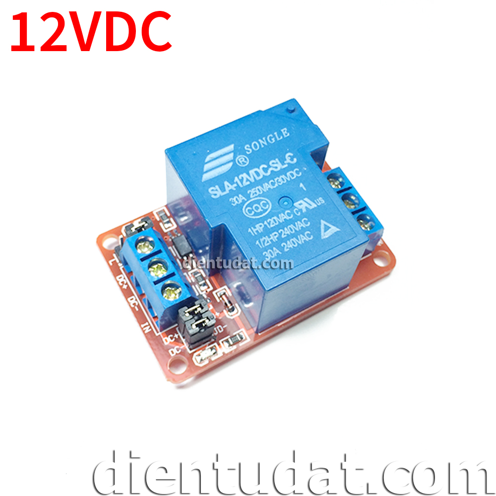 Module 1 Relay 30A - 12V Kích High/Low | Điện Tử DAT