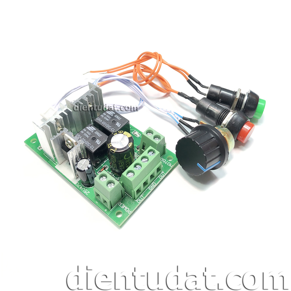 Mạch Pwm Điều Khiển Tốc Độ Đảo Chiều Động Cơ Dc 6v 12v 24v 10a