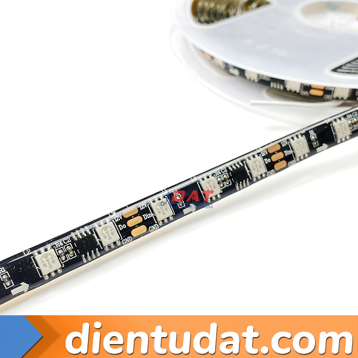 Dây LED RGB 12V 5050 WS2811 Phủ Keo Chống Nước 60 LED - Cuộn 5 Mét ...