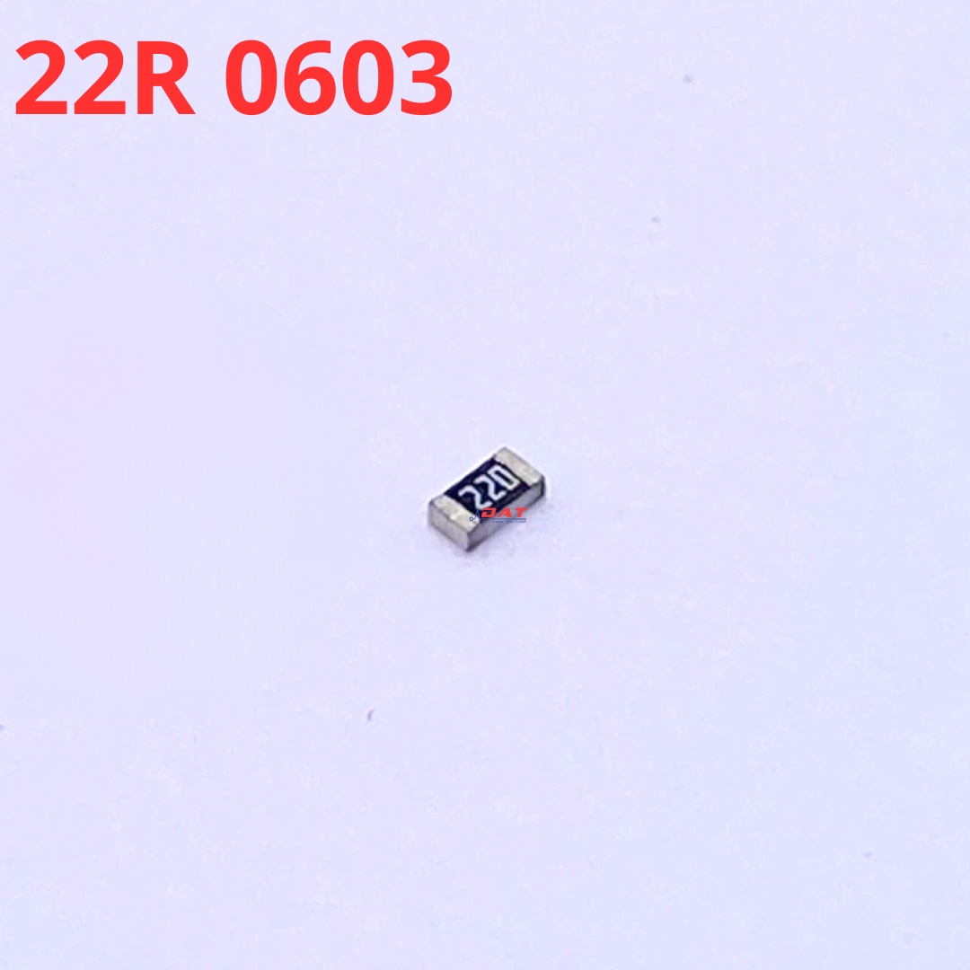 Điện Trở Dán 22R 22 Ohm 0603 SMD 5% - Mã 220 | Điện Tử DAT