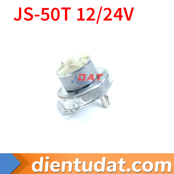 Động Cơ Giảm Tốc 10RPM JS-50T 12V 24V | Điện Tử DAT
