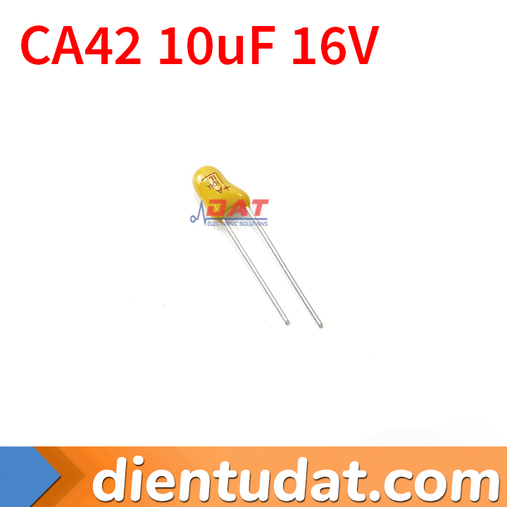 Tụ CA42 10uF 16V 10% | Điện Tử DAT