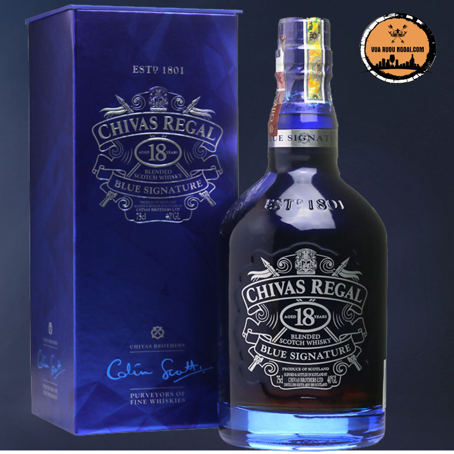 RƯỢU CHIVAS 18 BLUE SIGNATURE , CHIVAS 18 BLUE SIGNATURE, CHIVAS18 BLUE ...