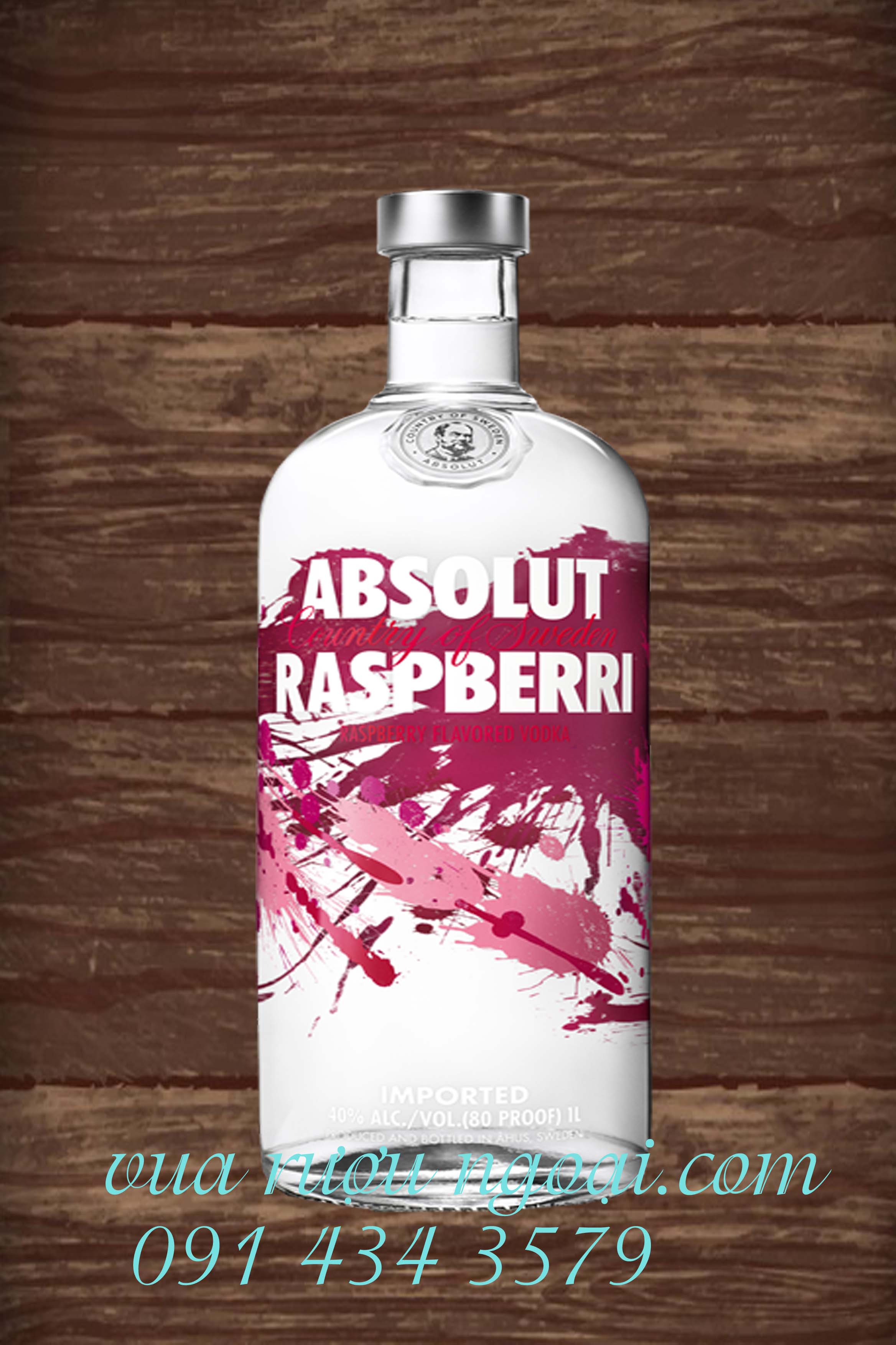 RUOU VODKA ABSOLUT RASPBERRY – vuaruoungoai