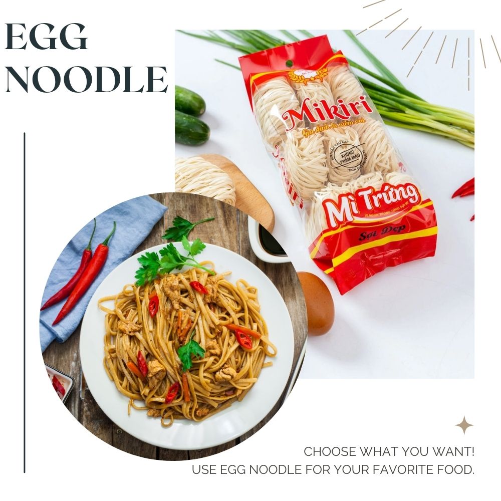 Mì trứng Mikiri - Vị ngon đậm phong cách người Hoa