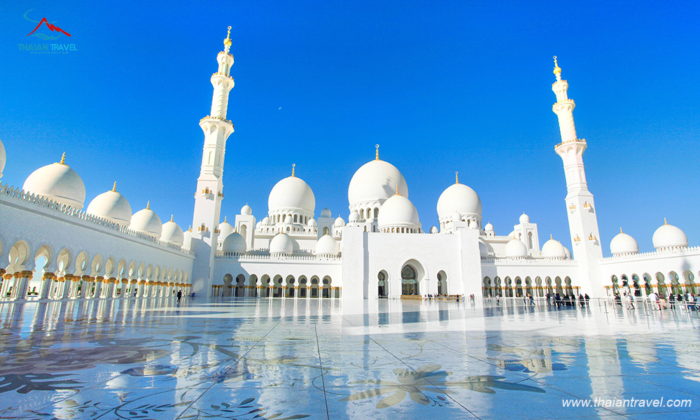 Thánh đường Sheikh Zayed Grand Mosque - Du lịch Dubai Abu Dhabi - THÁI ...