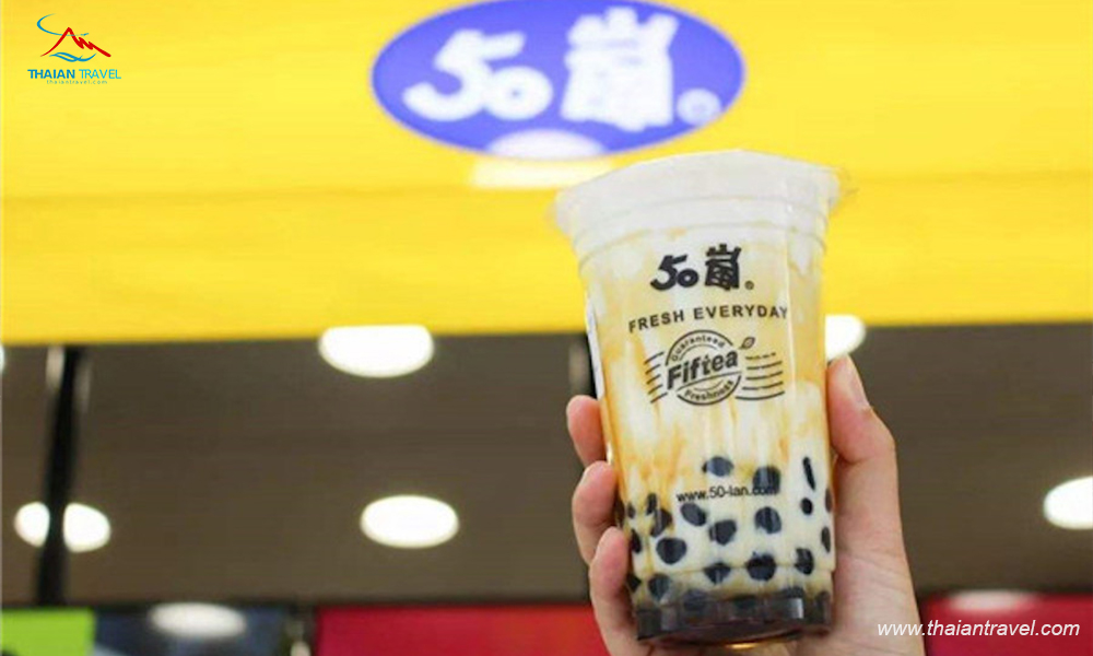 Trà sữa 50 Lan – Tìm hiểu về thương hiệu trà sữa nổi tiếng nhất Đài Loan - THÁI AN TRAVEL