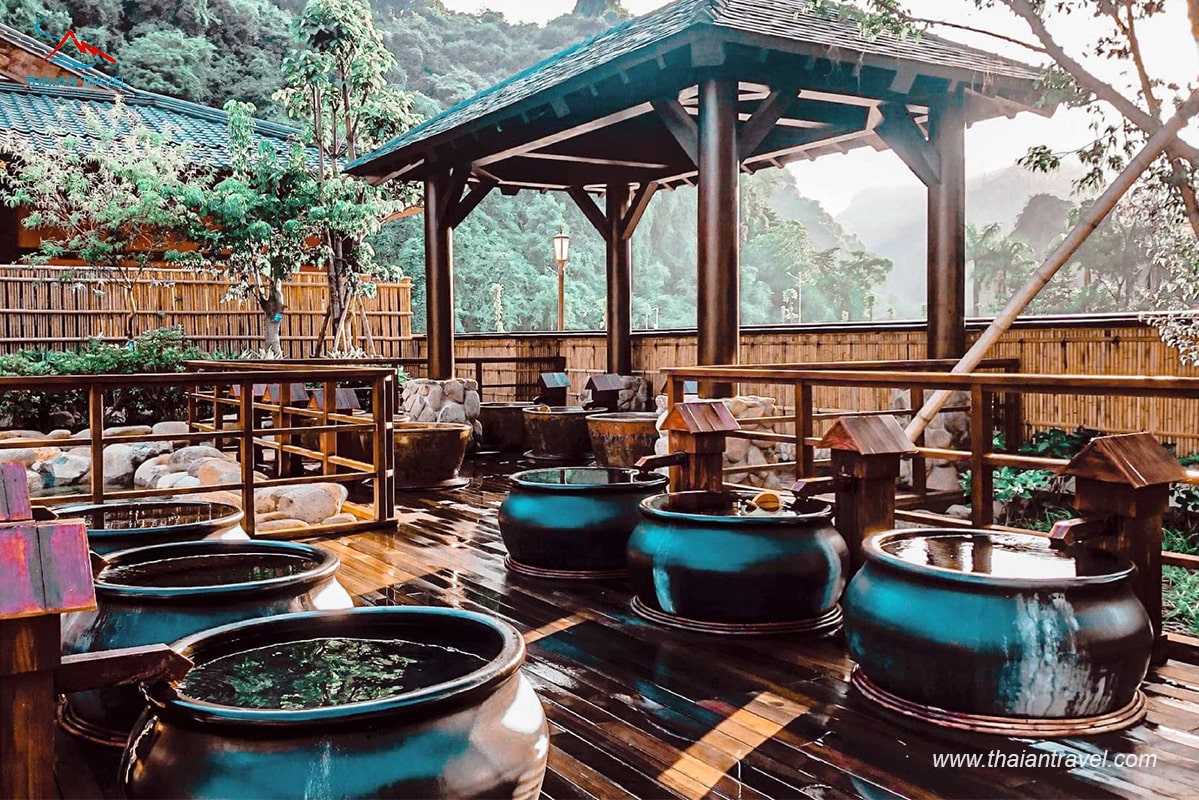 Tour suối nguồn Thanh Xuân Yoko Onsen Quang Hanh giá ưu đãi 2022 - THÁI AN TRAVEL