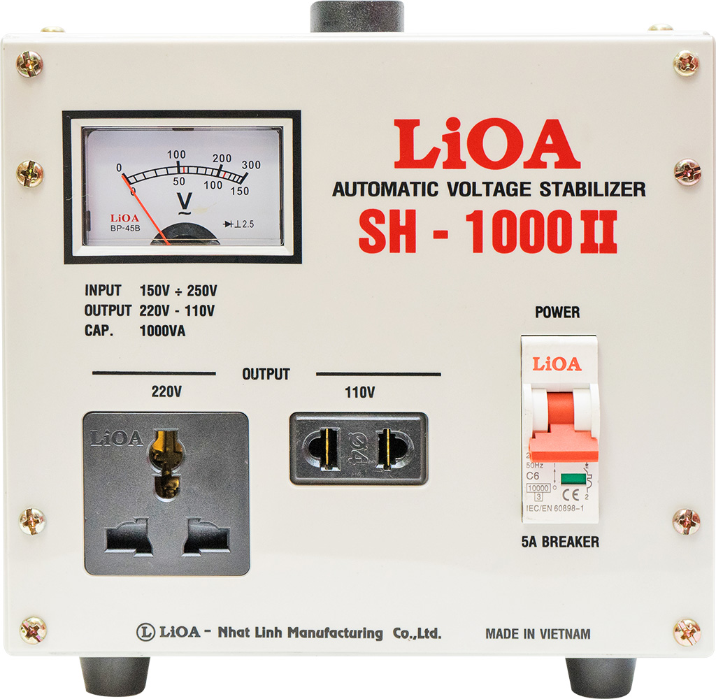 ỔN ÁP LIOA 1 PHA 1kVA SH-1000II
