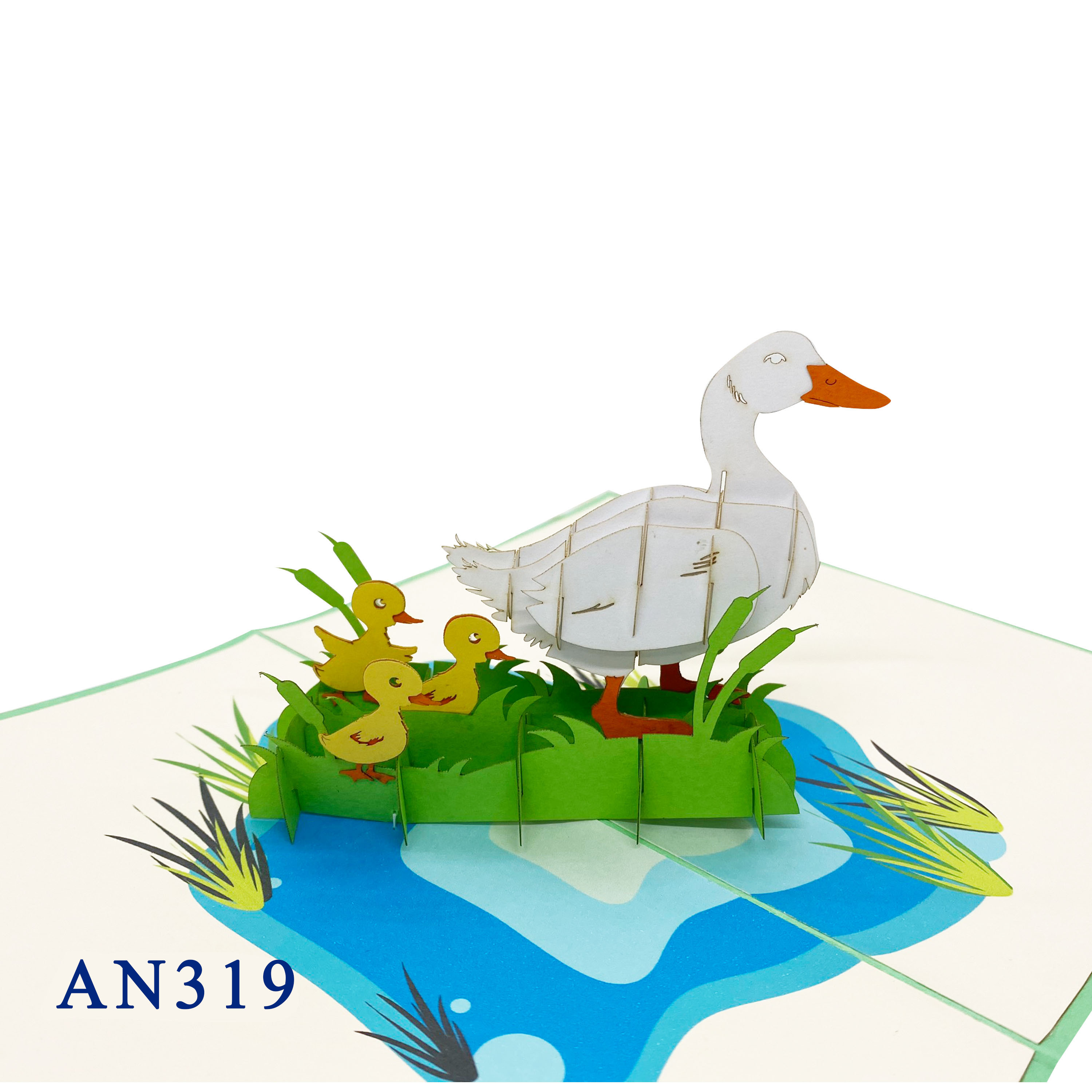 Duck Family Pop Up Card
