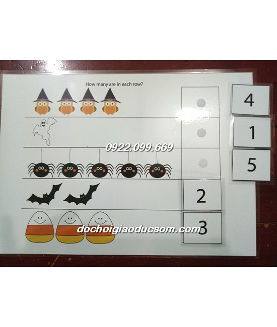 HỌC LIỆU CHO BÉ – Bé học số, tập đếm từ 1 đến 10