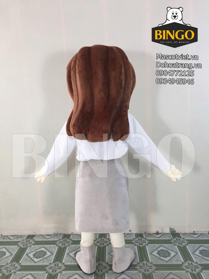 Mascot 3D Cô Gái Cúc Hoàng