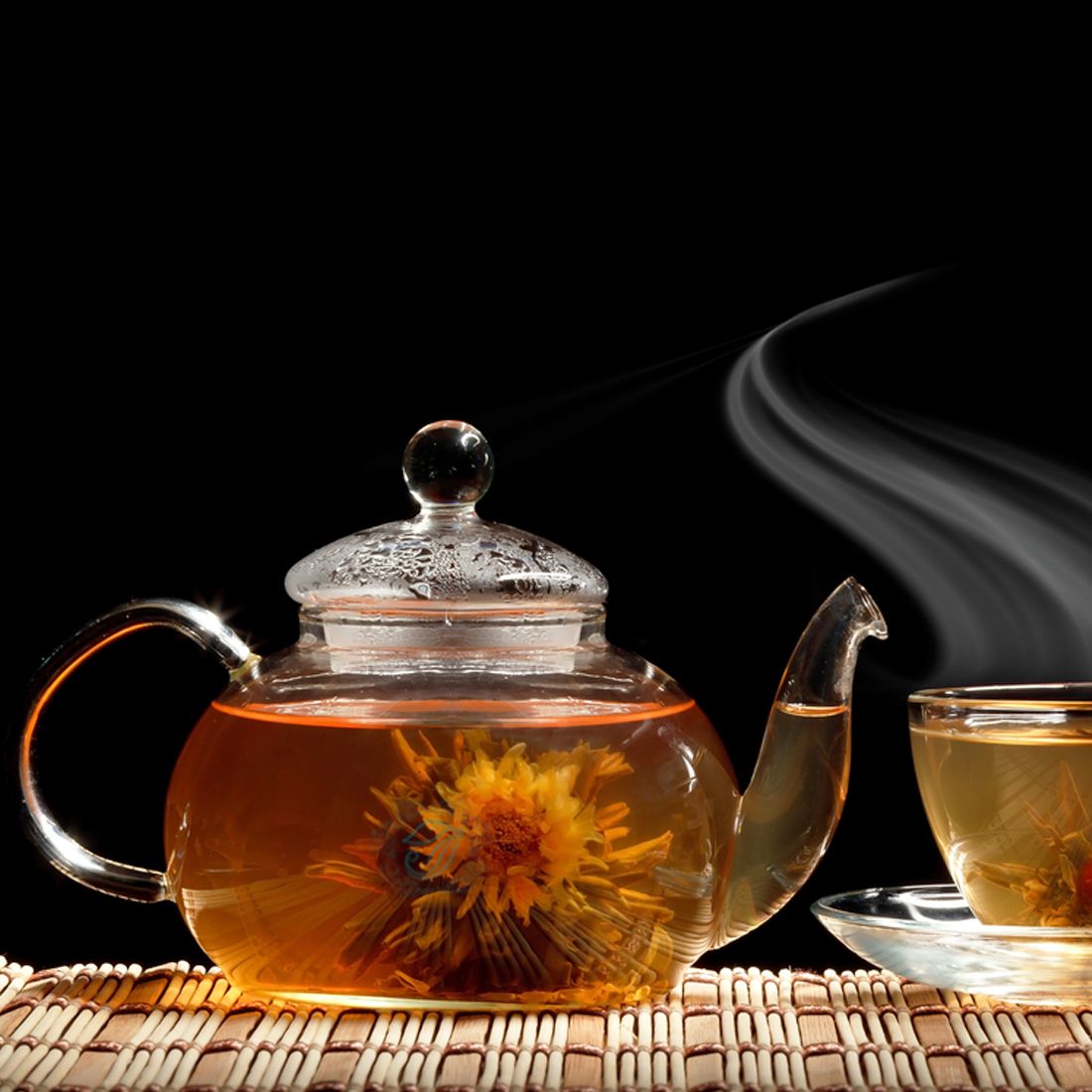 Trà Tân Long Châu Cúc Cúc Nở Hoa ThẢo MỘc ThiÊn NhiÊn ThuẬn ThÀnh