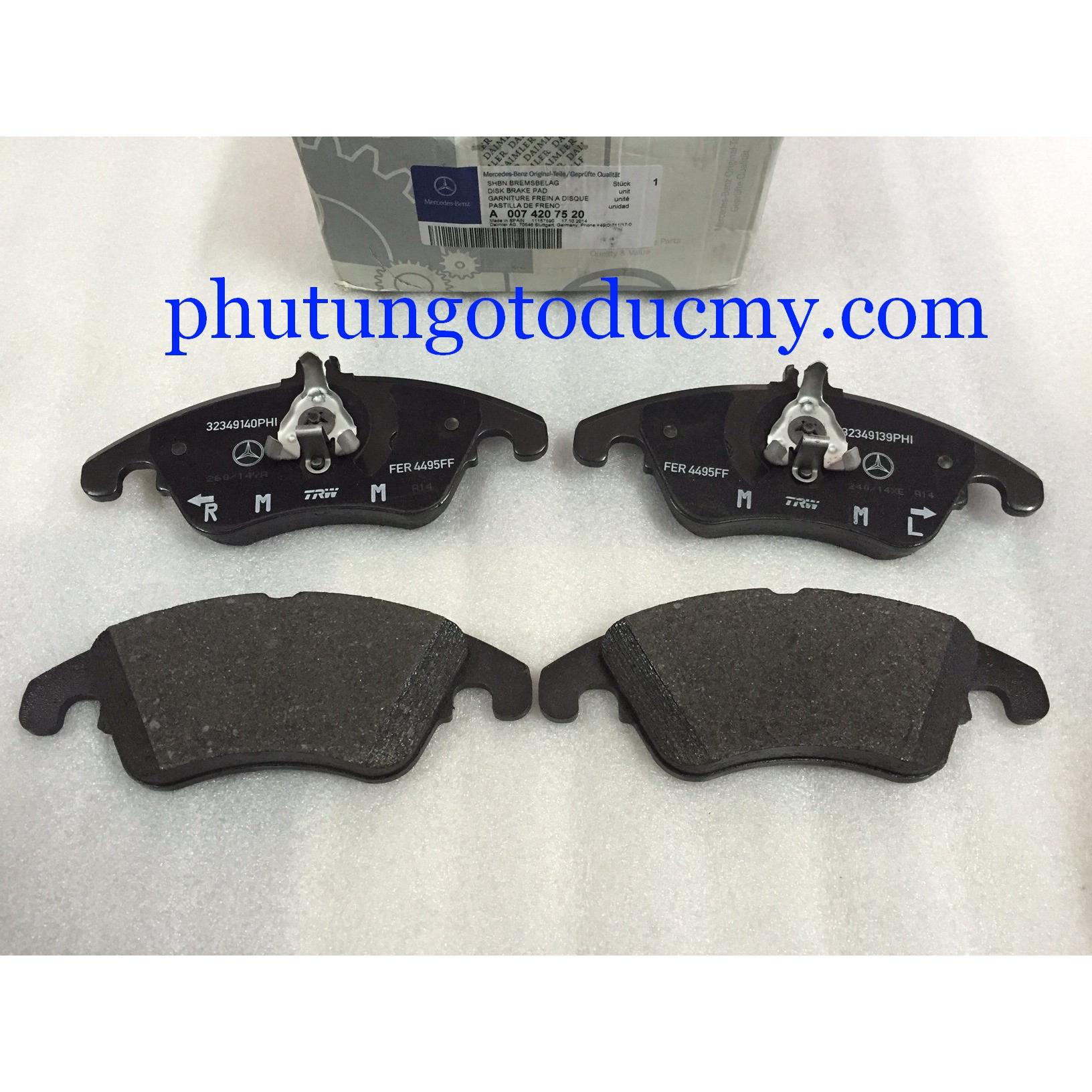 Má phanh trước Mercedes E200,E250,E300,E350 W212- A0074207520