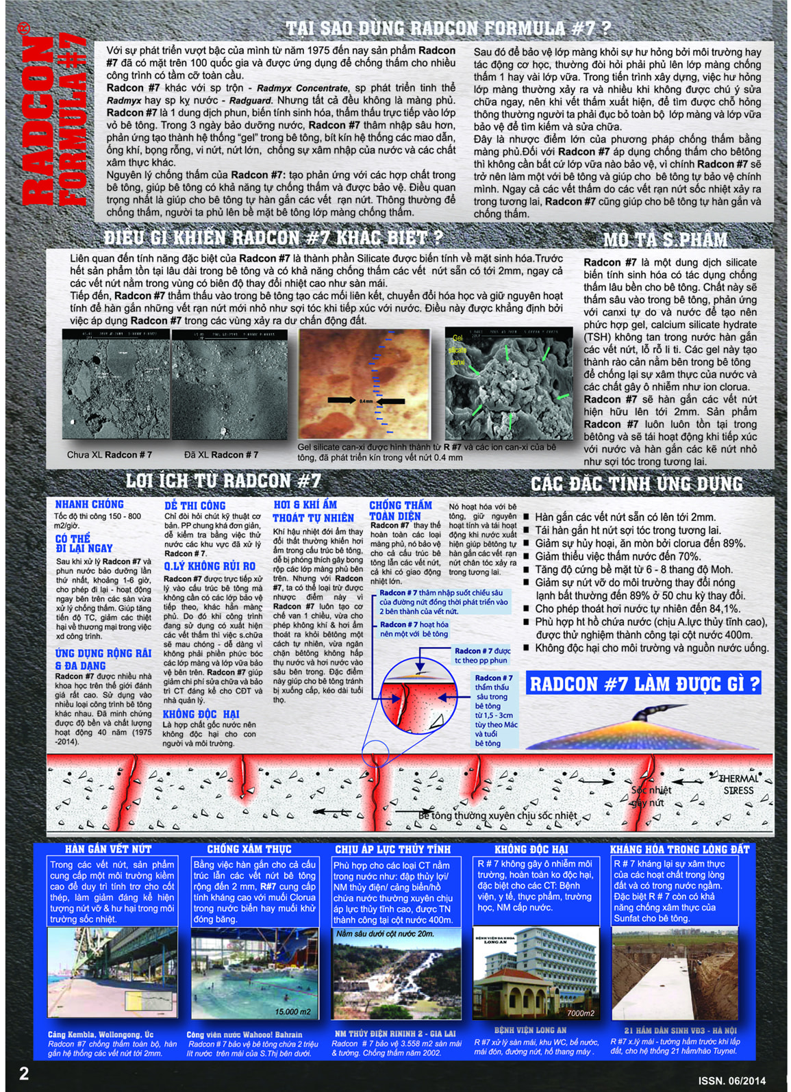HƯỚNG DẪN THI CÔNG RADCON FORMULA #7 – Hóa chất xây dựng
