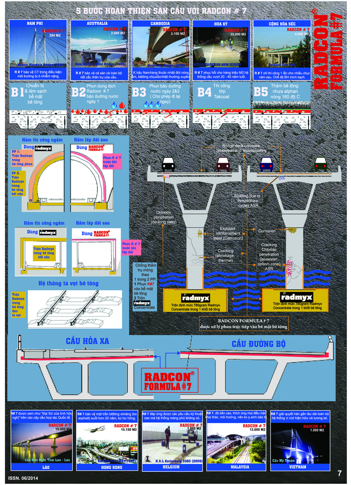 HƯỚNG DẪN THI CÔNG RADCON FORMULA #7 – Hóa chất xây dựng