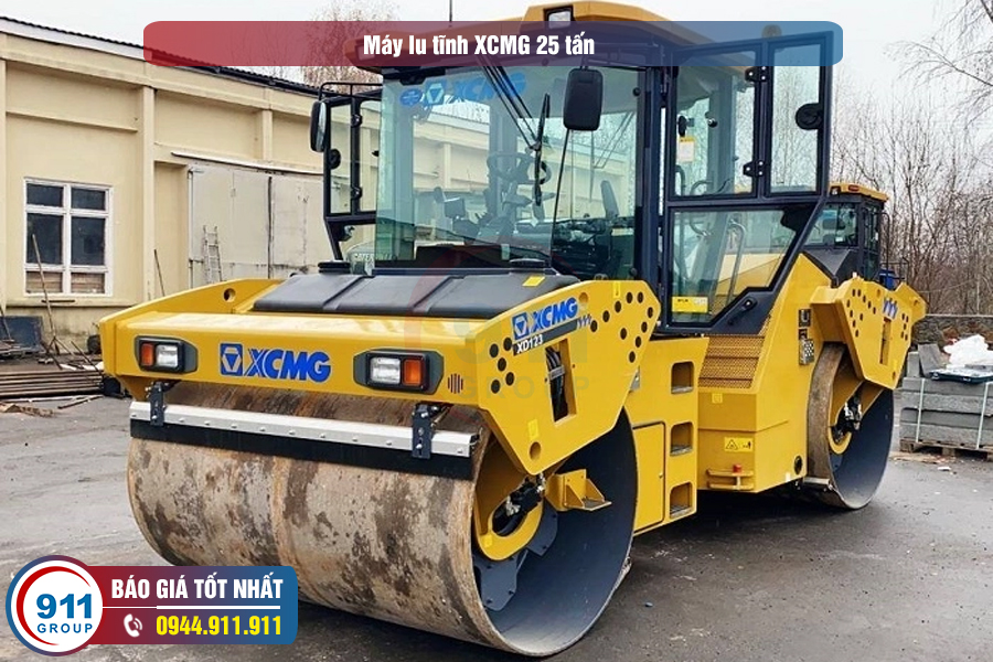 Máy lu rung 25 tấn: sự khác biệt giữa lu rung và lu tĩnh