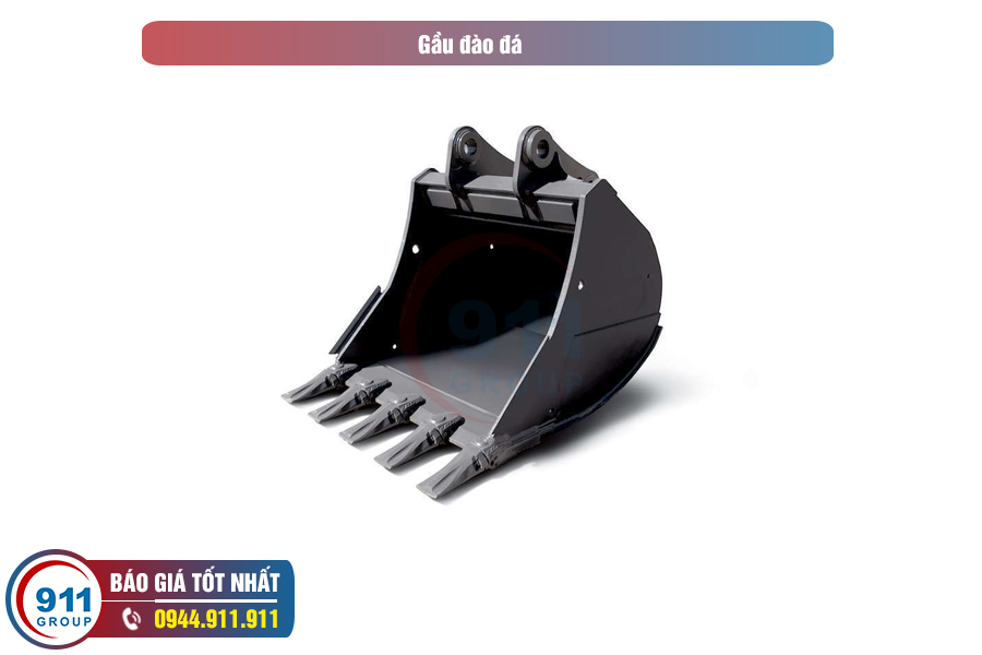 Các loại gầu máy xúc thông dụng nhất ở Việt Nam