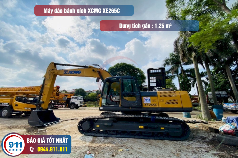 Các model máy đào 1,25 m3 được dùng phổ biến tại Việt Nam