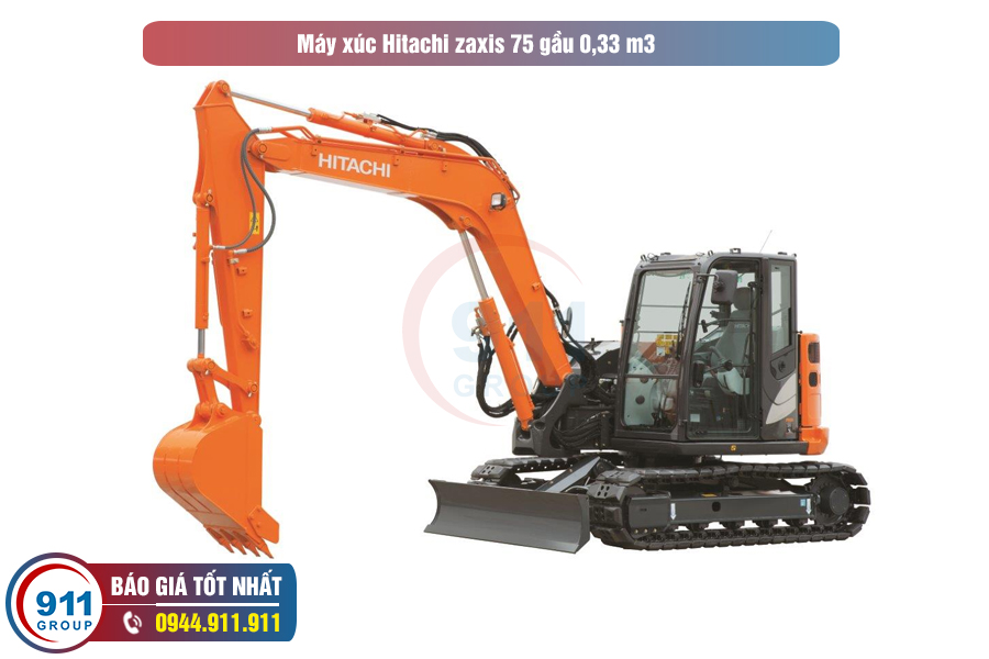 Máy xúc hitachi zaxis 75 có nên mua hay không?