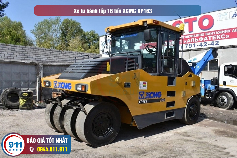 Top 3 xe lu bánh lốp 16 tấn nhập khẩu chính hãng