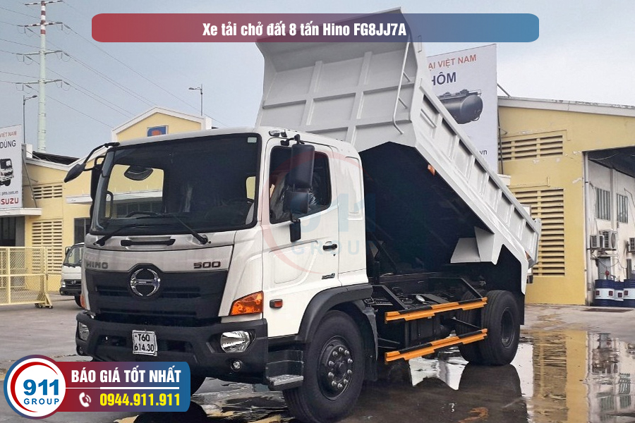 4 model xe tải chở đất 8 tấn mới nhất 2022