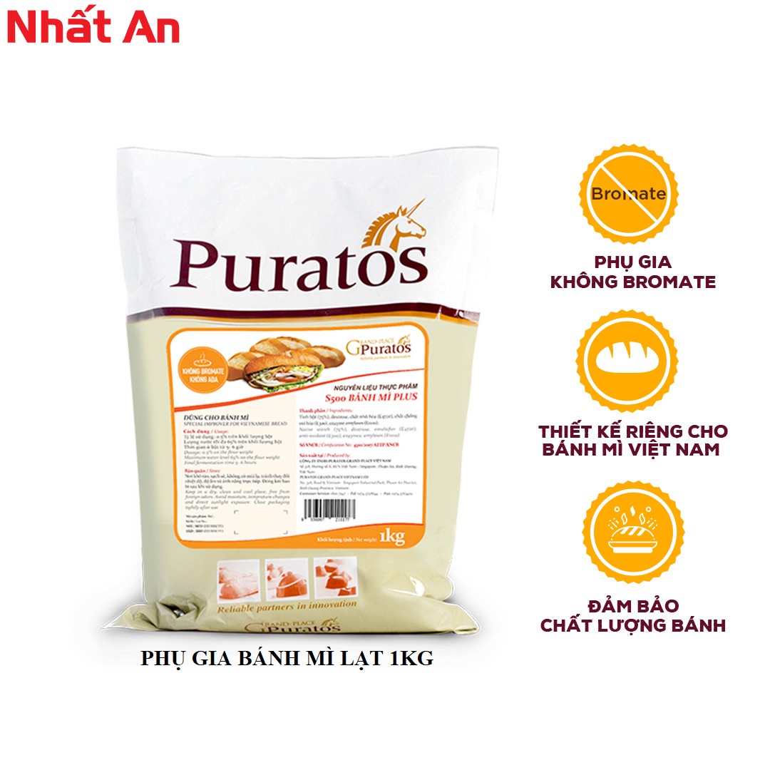 Phụ gia Bánh mì lạt S500 Plus 1kg