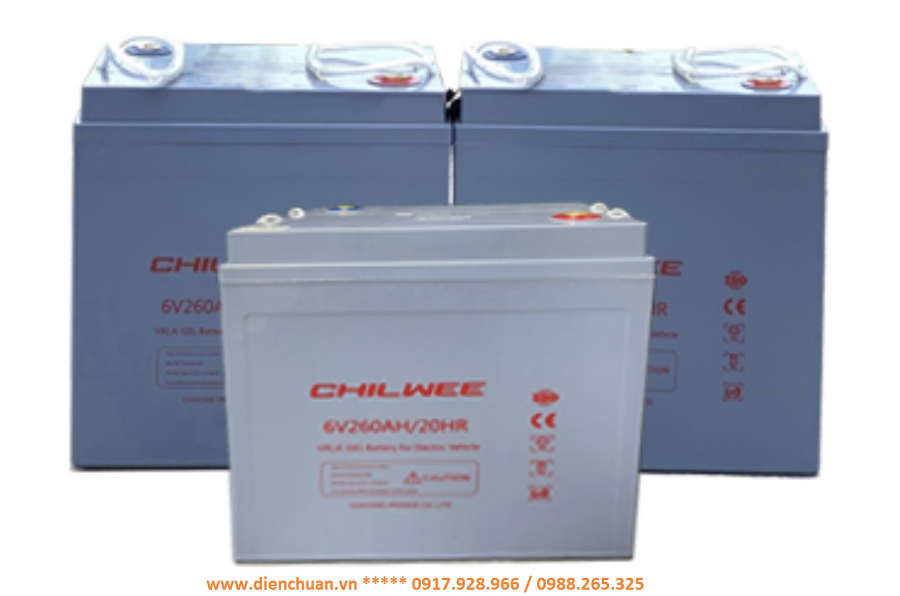 Ắc quy Chilwee 6V 260AH/ 20HR