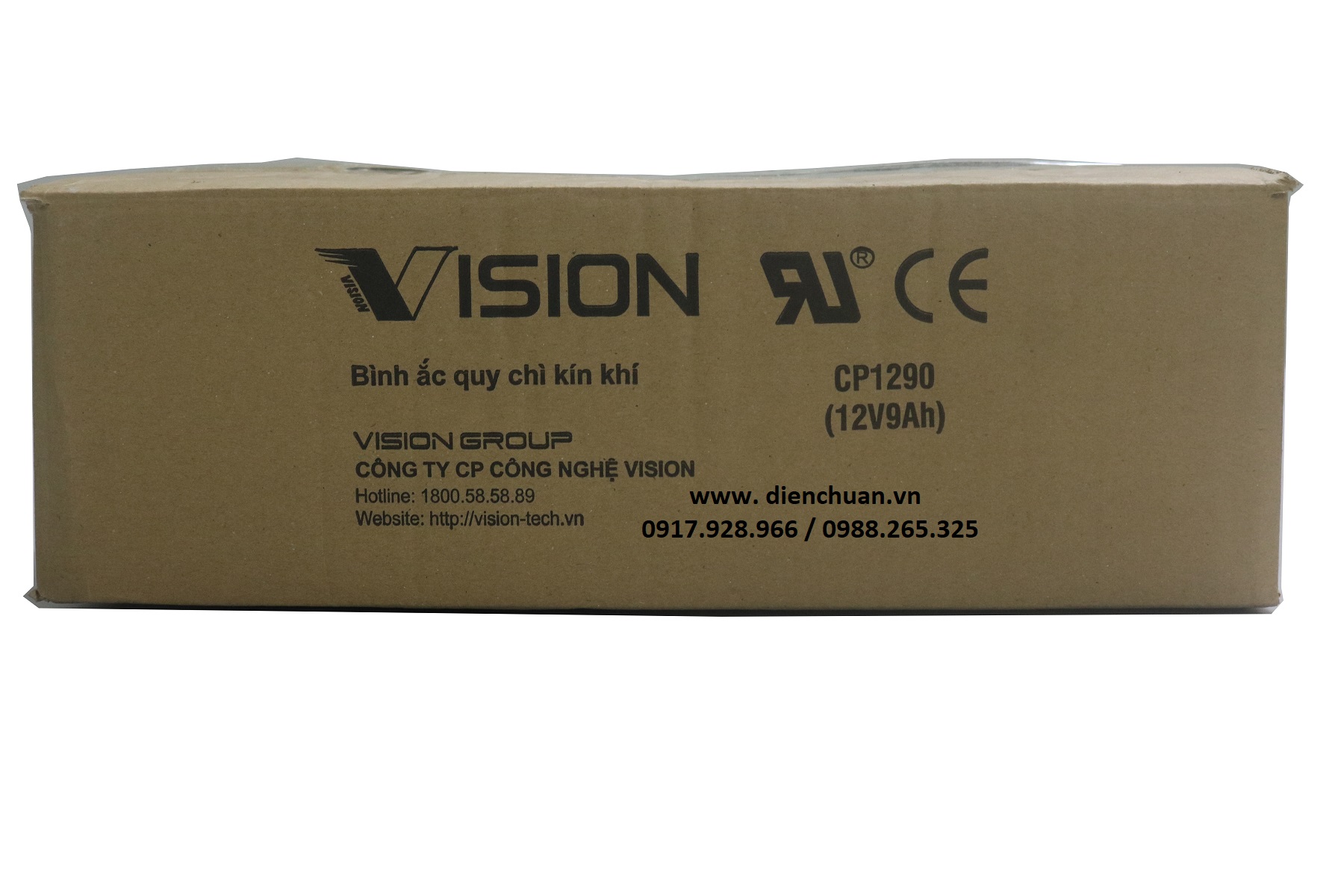 Ắc quy Vision 12V-9Ah CP1290