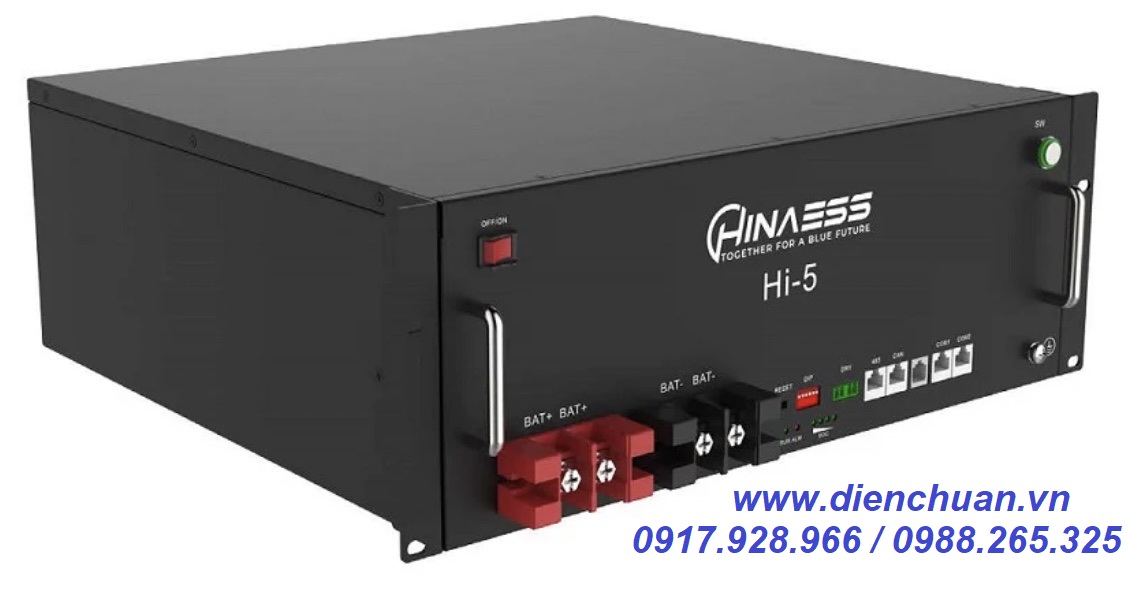 Pin lưu trữ Hina ESS 51.2V-100Ah ( 48V 100Ah) dùng cho inverter- biến ...