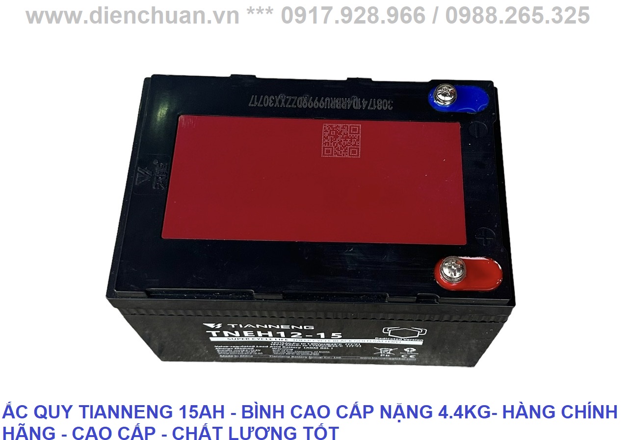 Ắc quy xe đạp điện Tianneng 12V 15Ah- Ắc quy Thiên Năng TNEH12-15 (12V ...