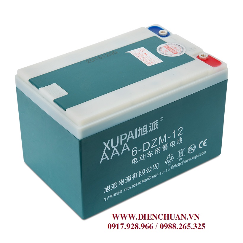 Ắc quy xe đạp điện Xupai 6-DZM-12 12V-12Ah