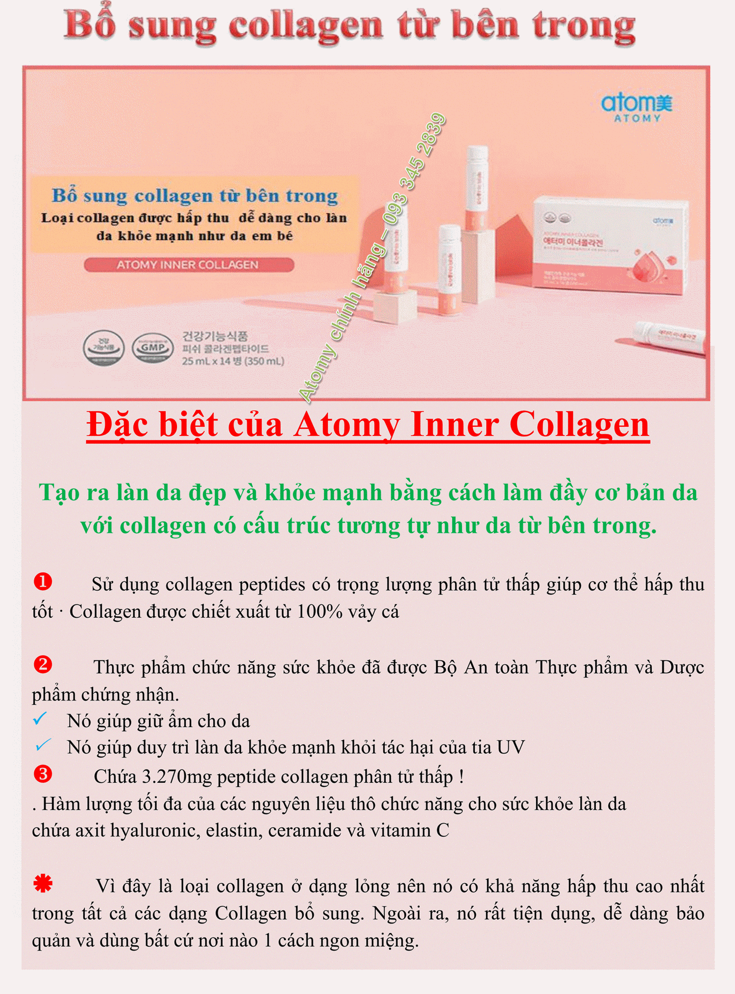 Atomy Inner Collagen - Bổ sung Collagen từ bên trong KoreaTitan.com
