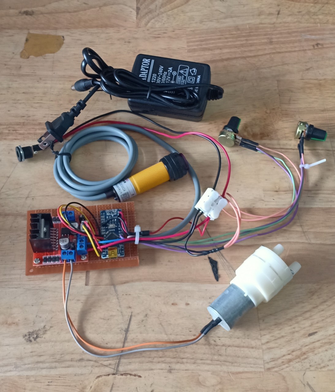 COMBO THIẾT KẾ MÁY RỬA TAY TỰ ĐỘNG - MÁY RÓT RƯỢU TỰ ĐỘNG | www.vietnic.vn