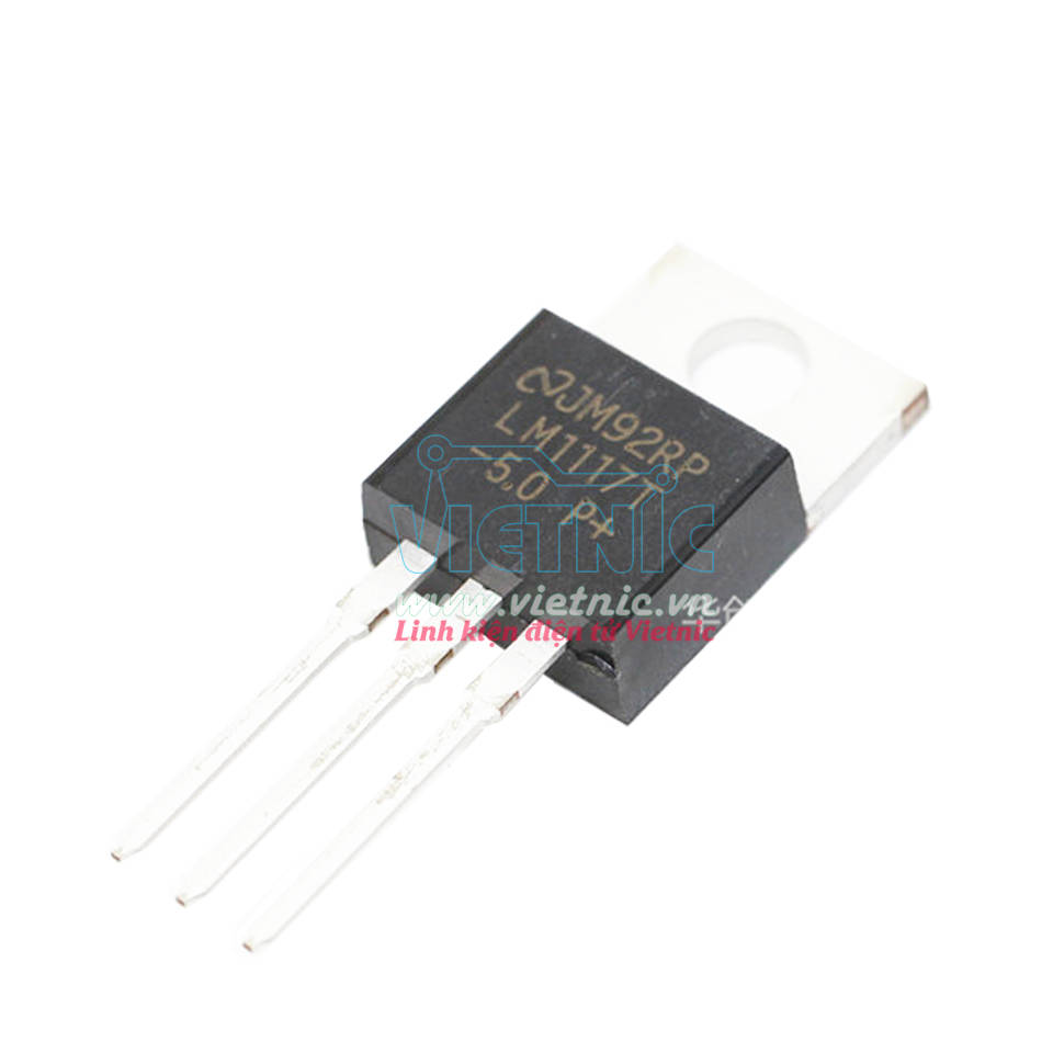 LM1117T-5V TO-220 Linear Voltage Regulator | www.vietnic.vn
