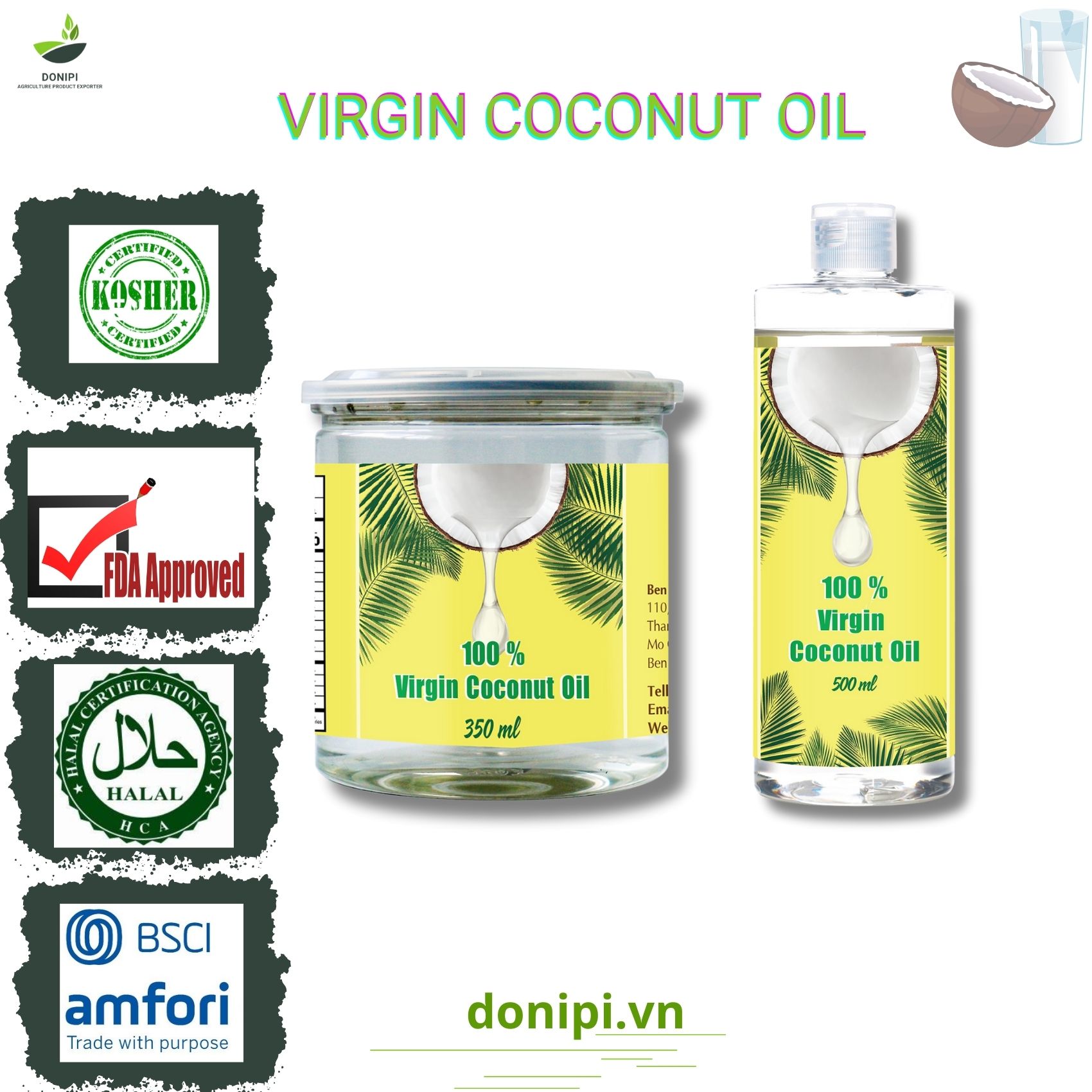 Virgin Coconut Oil-Purity And Nature From Viet Nam – AGRICULTURE ...