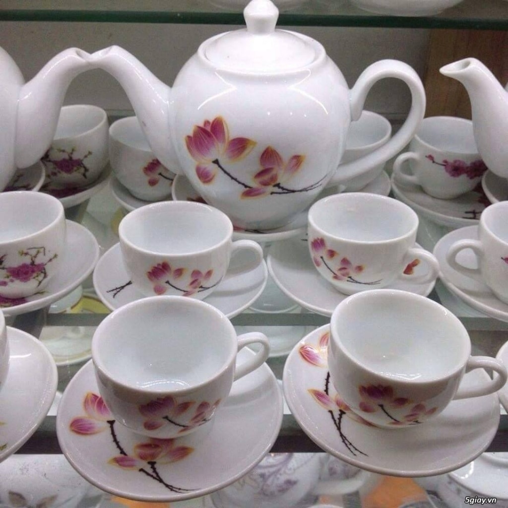 Bo tach tra gom Bat Trang in logo,Gốm Sứ Nam Thiên Việt nơi cung cấp bo ...