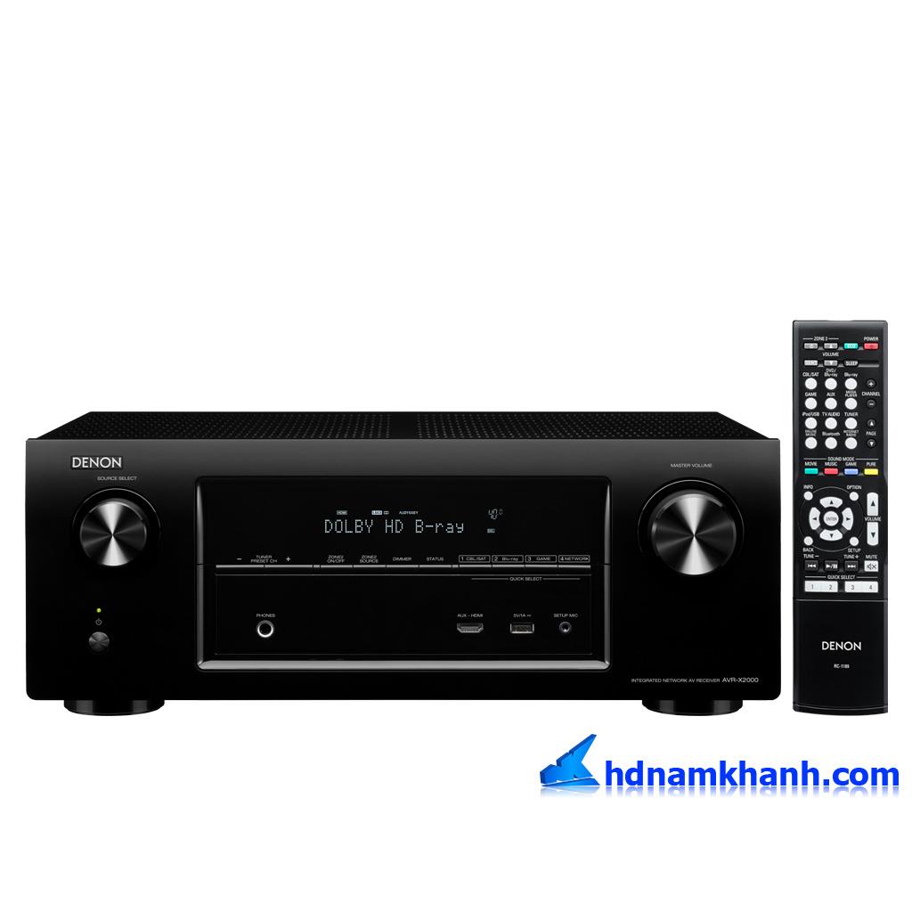 Amply Denon AVR-X2000, Amply Denon AVR-X2000, Bán amply xem phim giá rẻ ...
