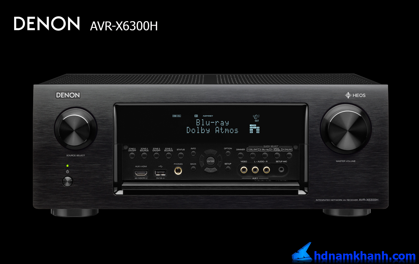 Amply AV Receiver Denon AVR X6300H