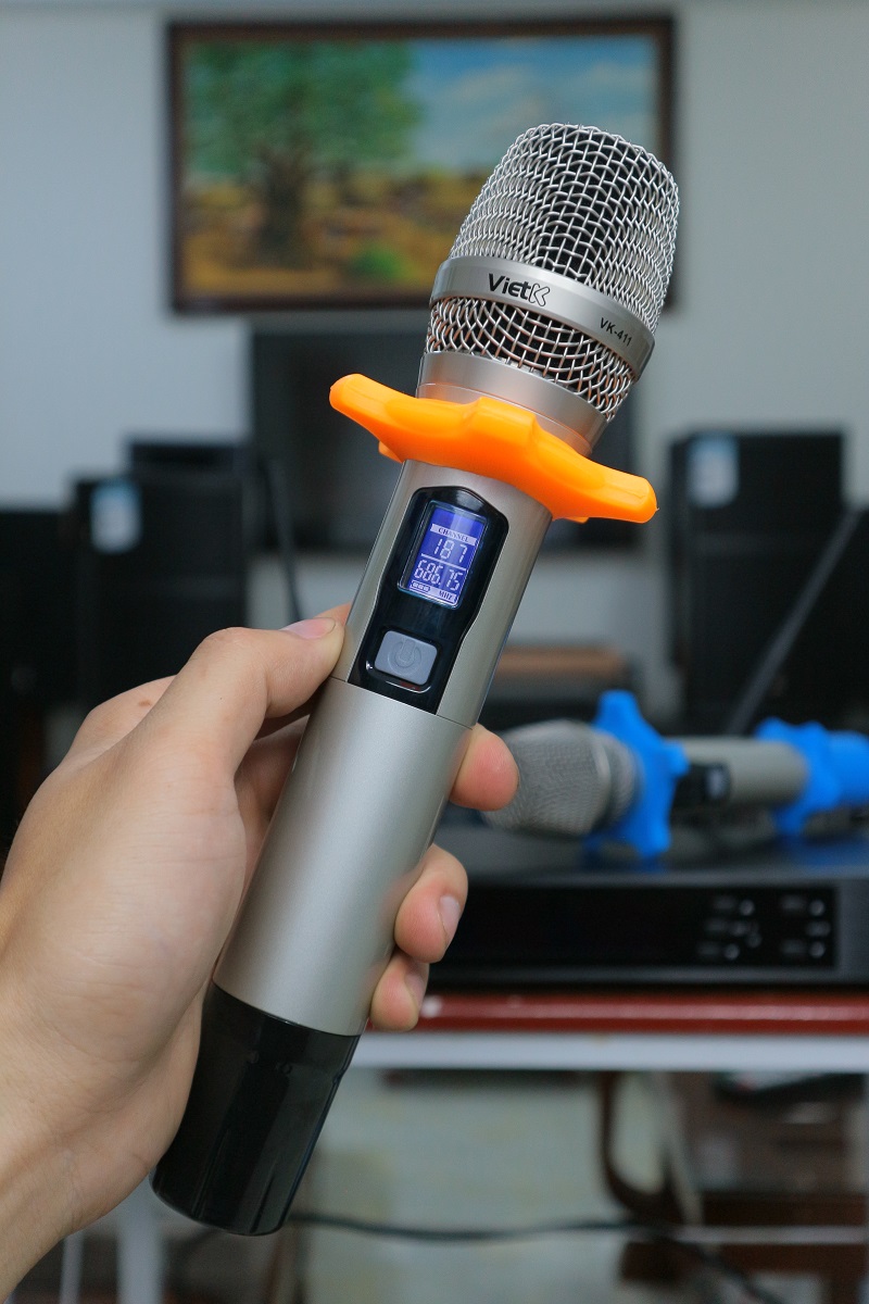 Micro VietK VK-411, Micro Không Dây Hát Karaoke cực hay