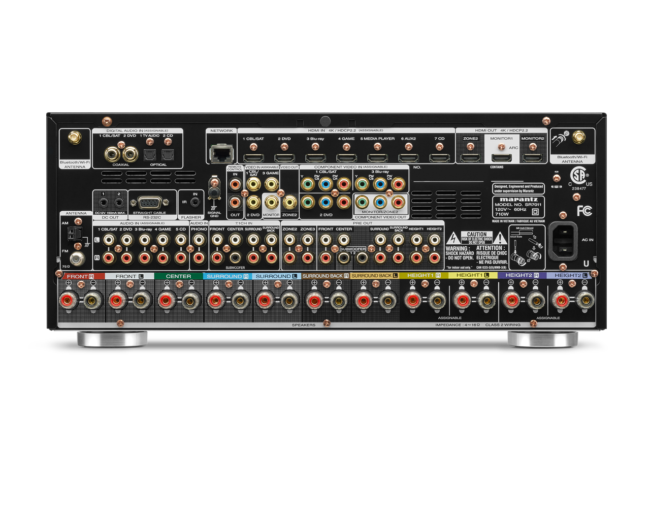 Amply Marantz SR7011, Amply Receiver cao cấp của Nhật Bản