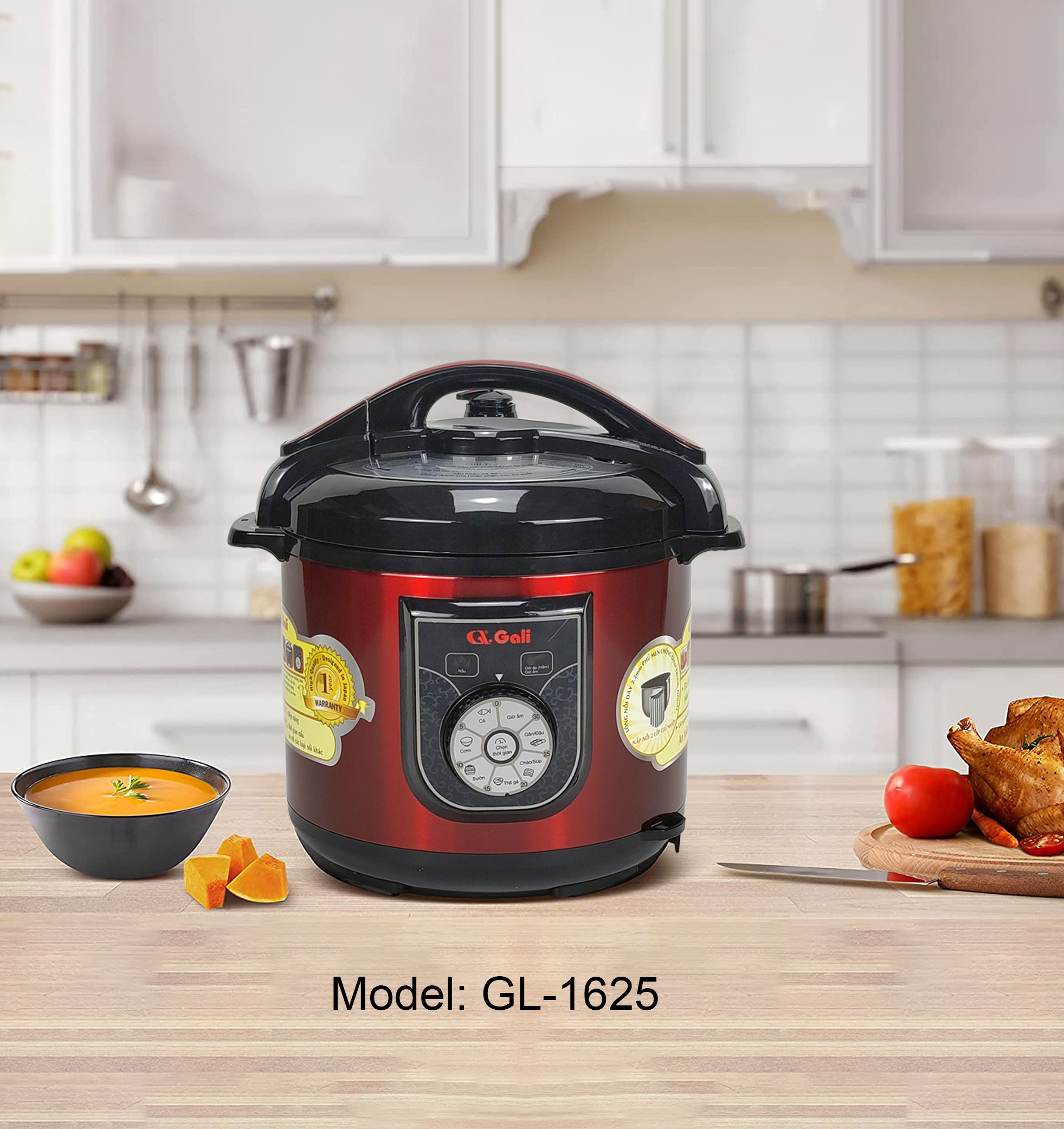 Nồi áp suất GL-1625 | Mua nồi áp suất GL-1625 Giá Rẻ Hơn tại Gali.Com.Vn