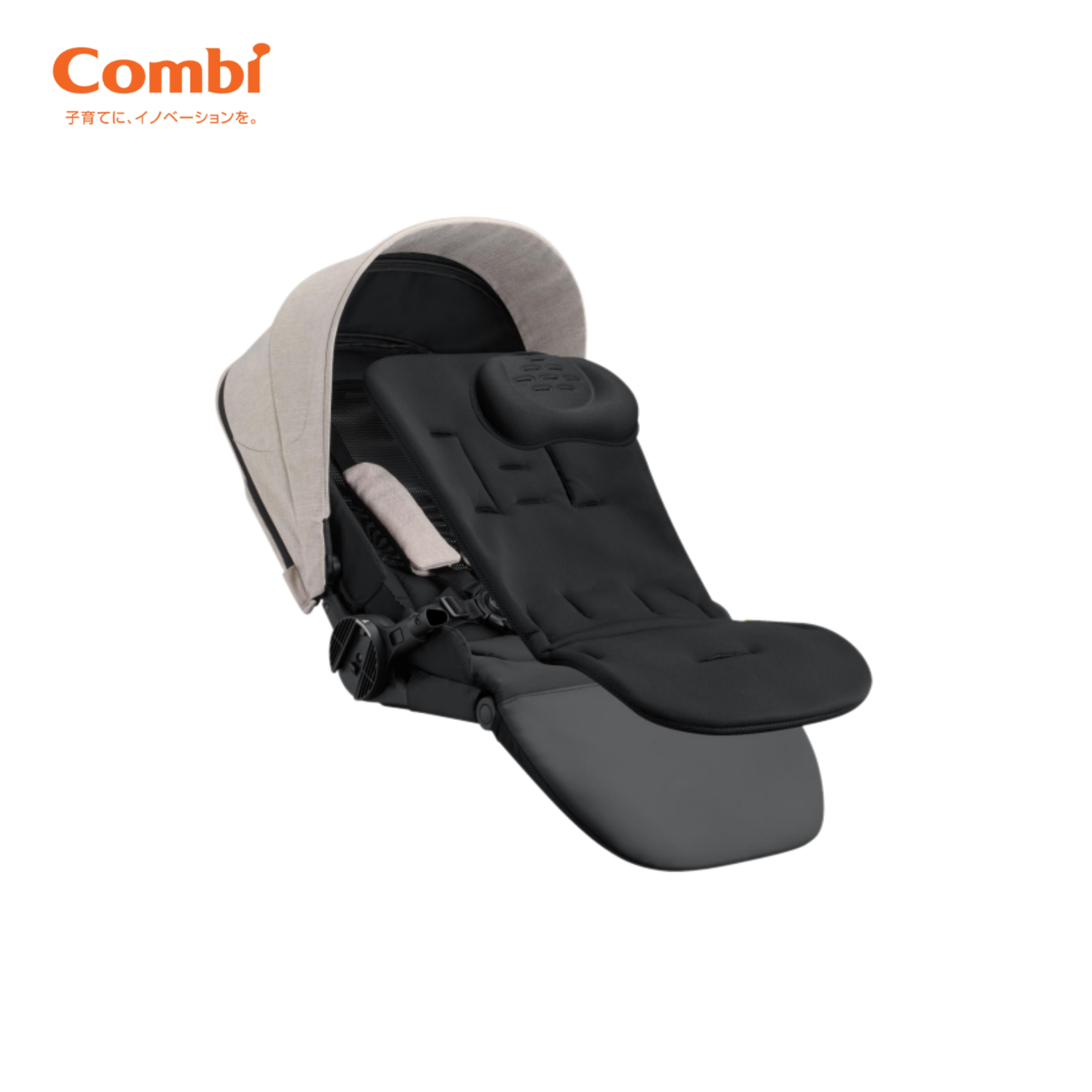 Xe đẩy gấp gọn 2 chiều Combi Citta Plus - Màu be