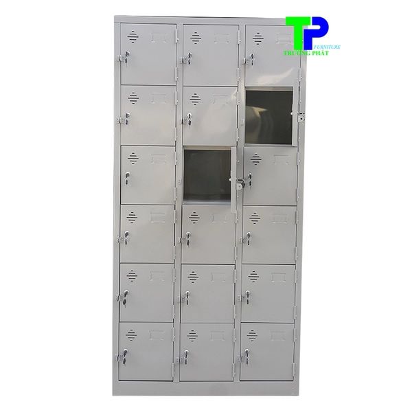 Tủ locker 18 ngăn LK18 giá tốt chất lượng bền đẹp 2022