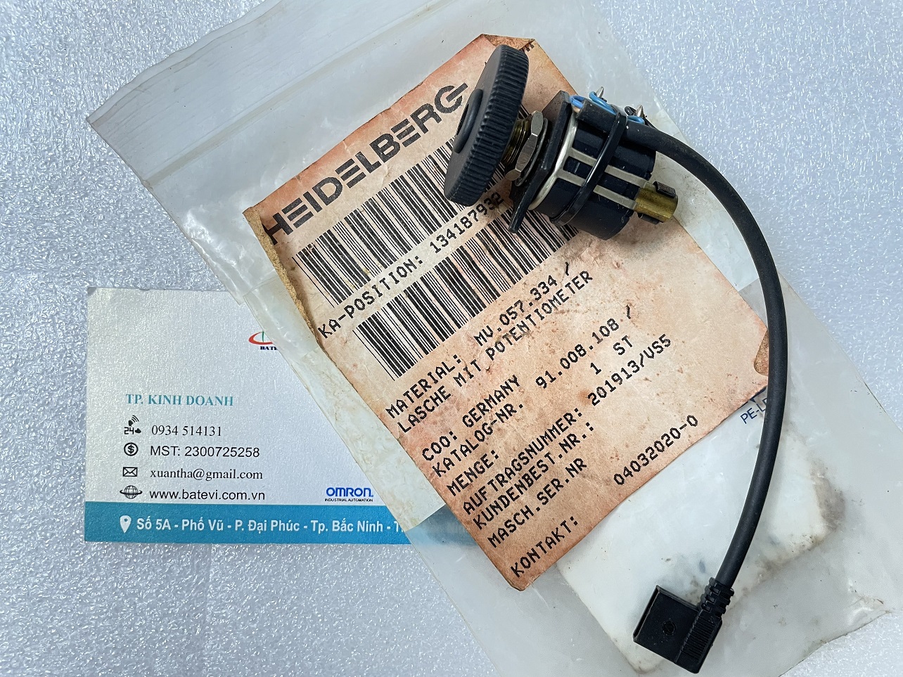 63.186.5321, Potentiometer 63.186.5321, triết áp 63.186.5321