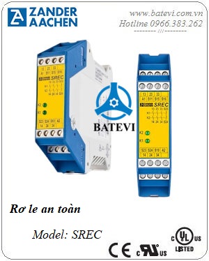 Safety Relay SREC, rơ le an toàn SREC, relay SREC, SREC