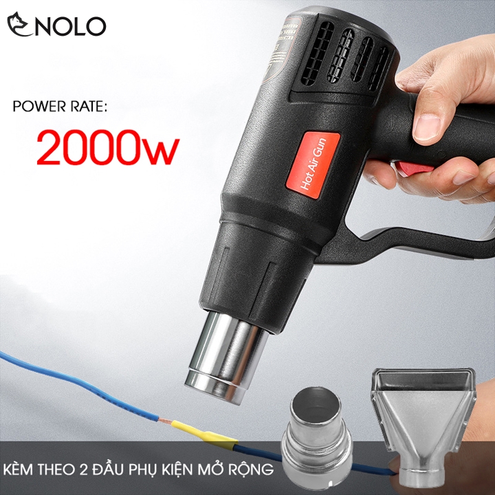 Máy Khò Nhiệt Khí Nóng Cầm Tay HotAir Model 85A1 Điều Chỉnh Lượng Gió ...